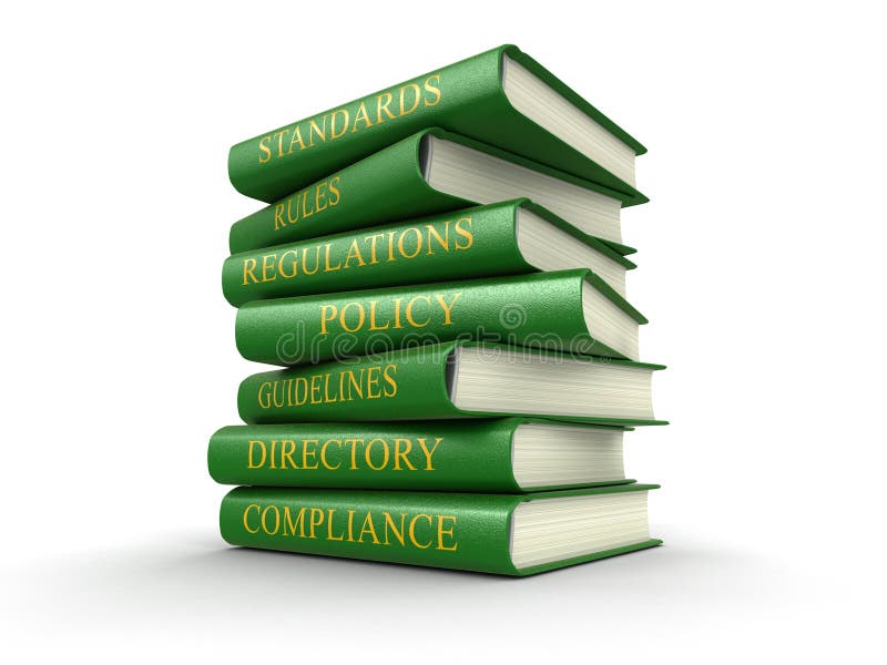 Employee Handbook Rules Policies Follow at Work Guidelines Stock ...