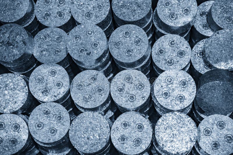 The Stack of Compress Scrap of CNC Milling Process Stock Image - Image ...