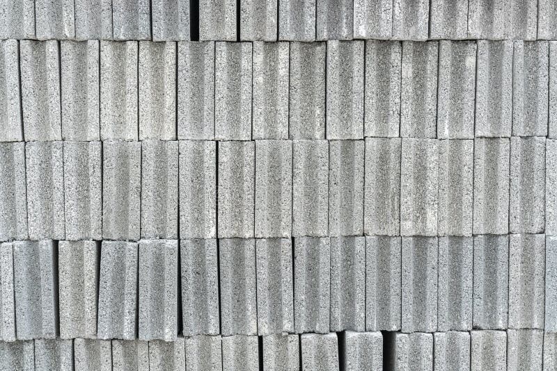 Stack of Concrete Blocks for Construction, Background and Texture Stock ...