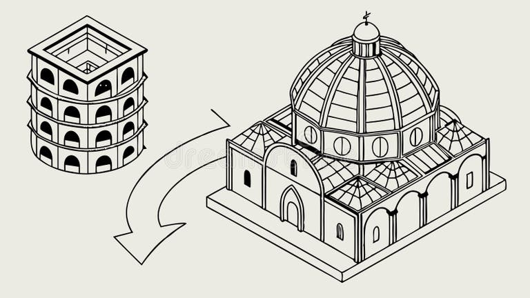 Stack of Concrete Blocks Illustration, Vector Design Generative AI ...