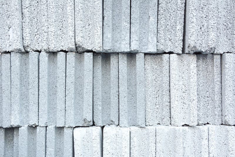 Stack of concrete bricks stock image. Image of architecture - 52727039