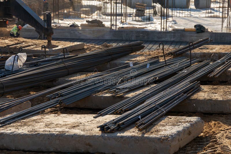 Stack of Construction Armature Stock Image - Image of stack, people ...