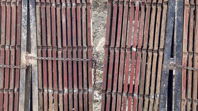 Construction Wood Planks for Home Structure Building Stock Image ...