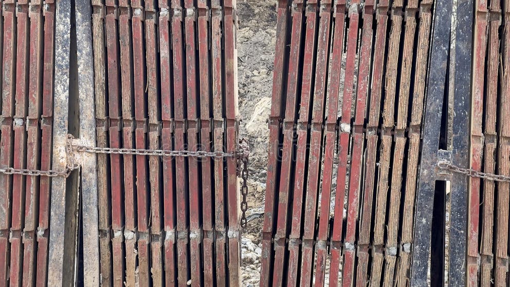 Construction Wood Planks for Home Structure Building Stock Image ...