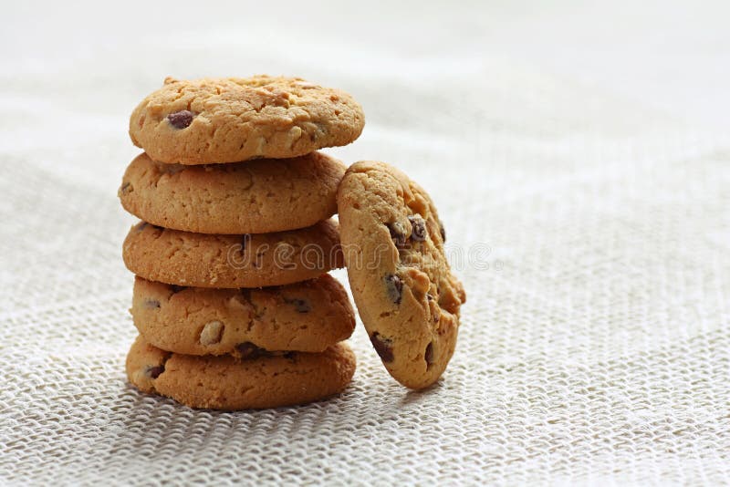 Stack of cookies stock photo. Image of home, food, biscuits - 25234548