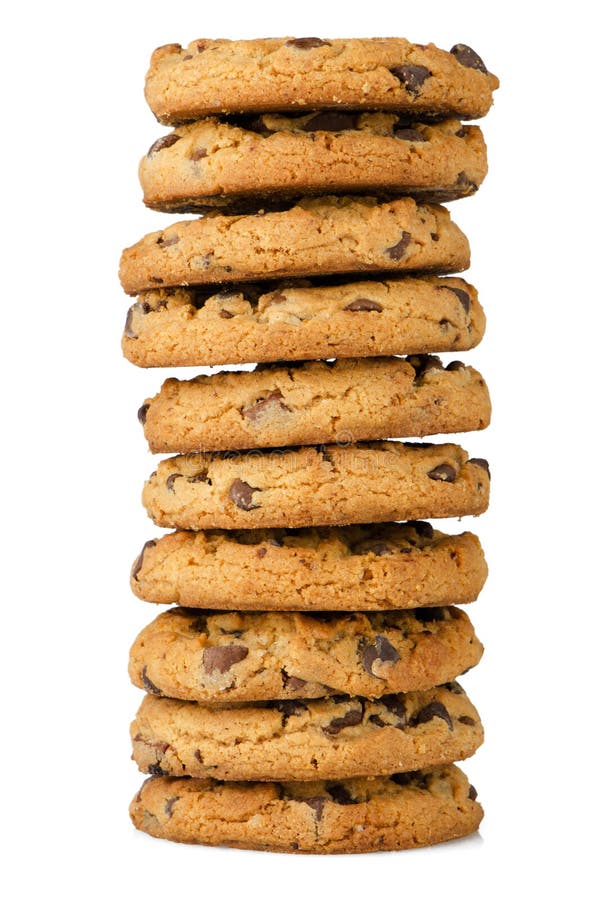 Stack of cookies stock photo. Image of greed, fattening - 25412516