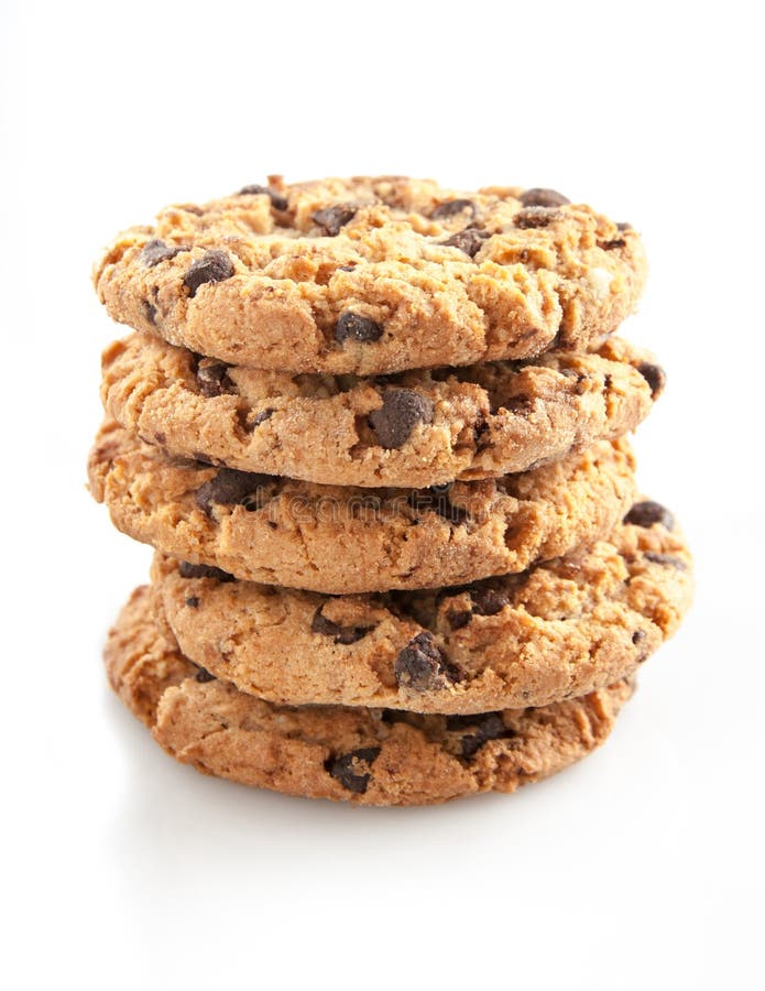 Stack of cookies stock photo. Image of tasty, isolated - 27293192