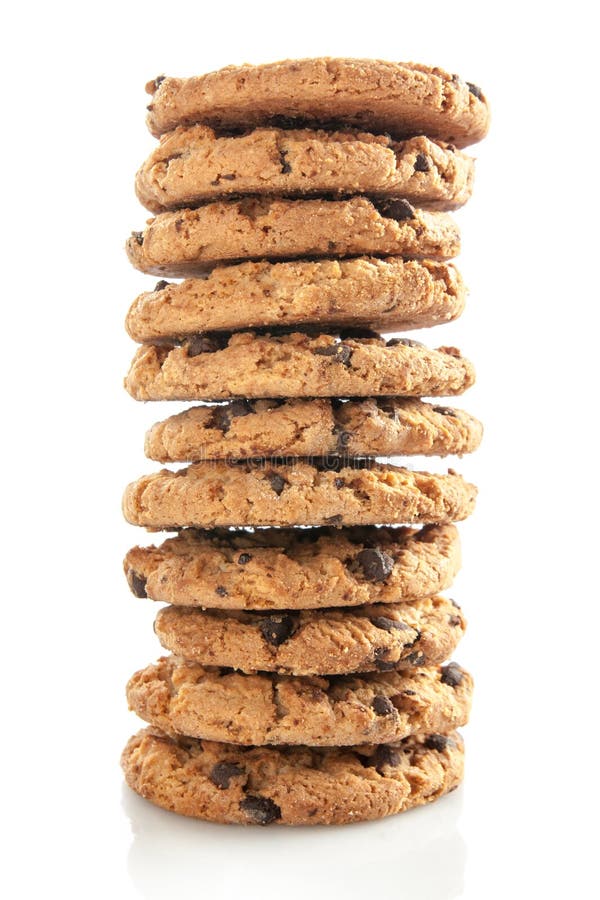 Stack of cookies stock photo. Image of golden, biscuit - 27293224