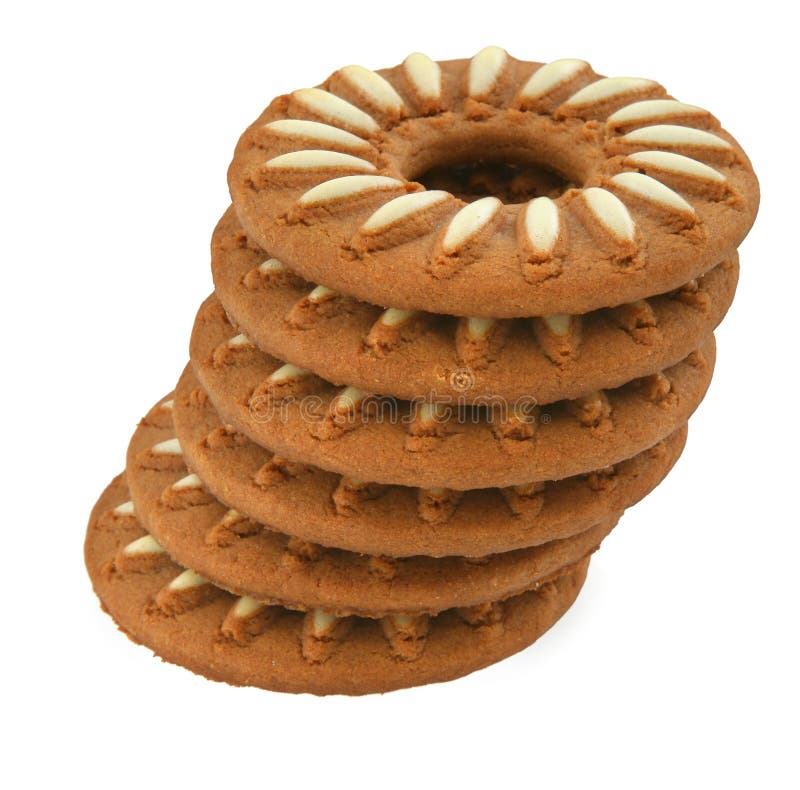 A stack of six fig cookies stock image. Image of cookie - 112786289