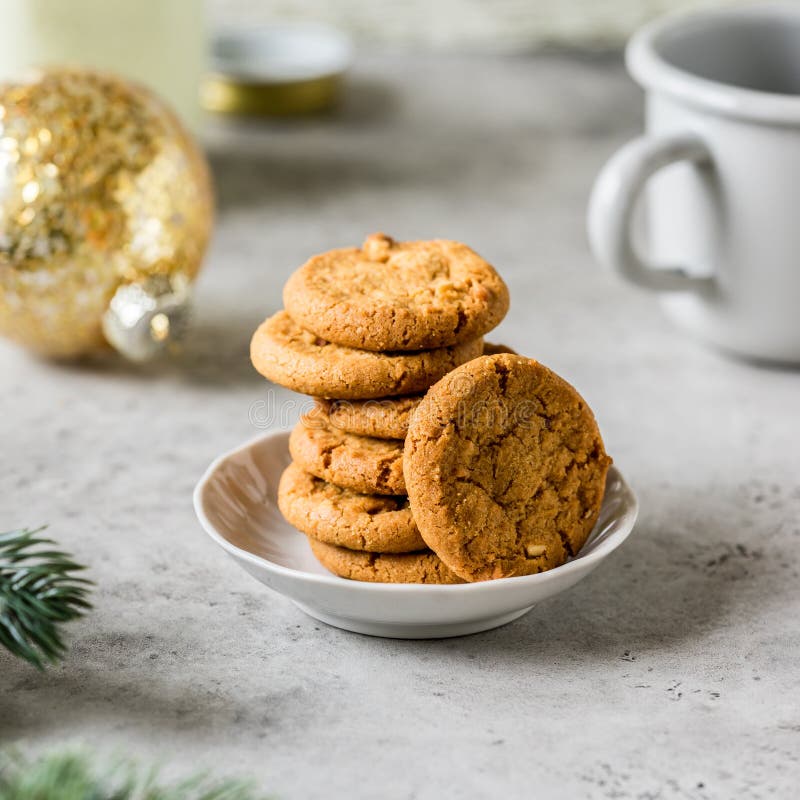 A Stack of Cookies stock photo. Image of meal, homemade - 163265344