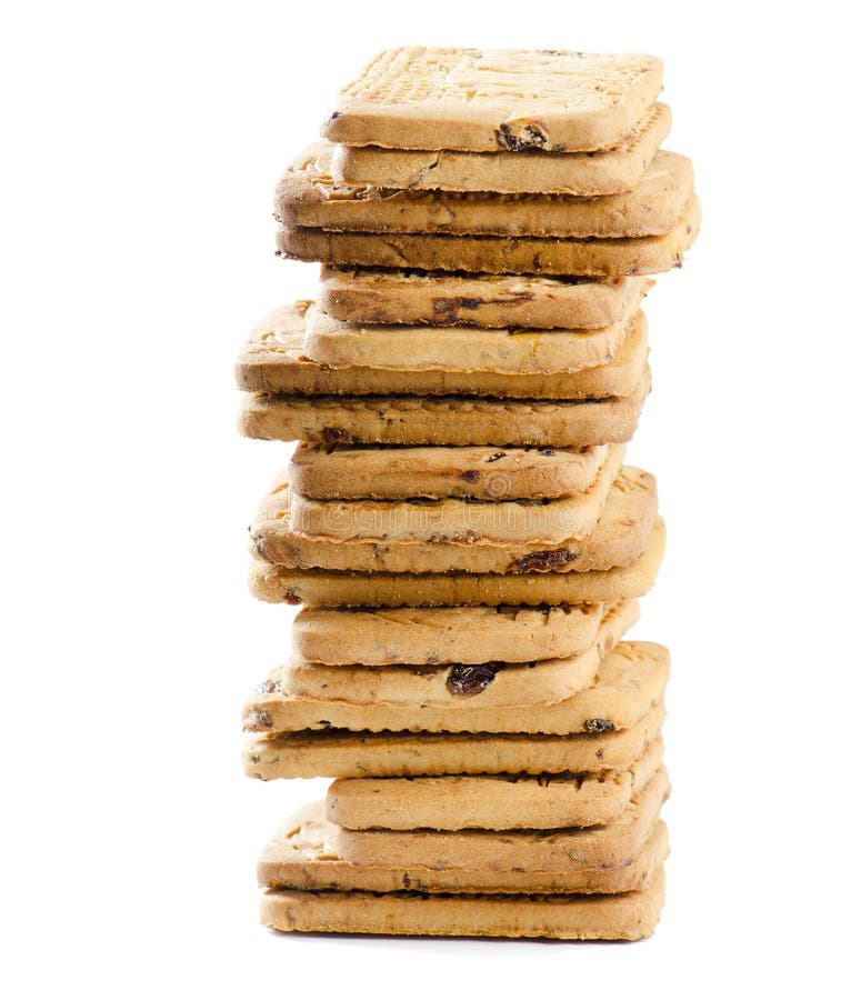 Stack of cookies stock photo. Image of ribbon, snack - 25586264