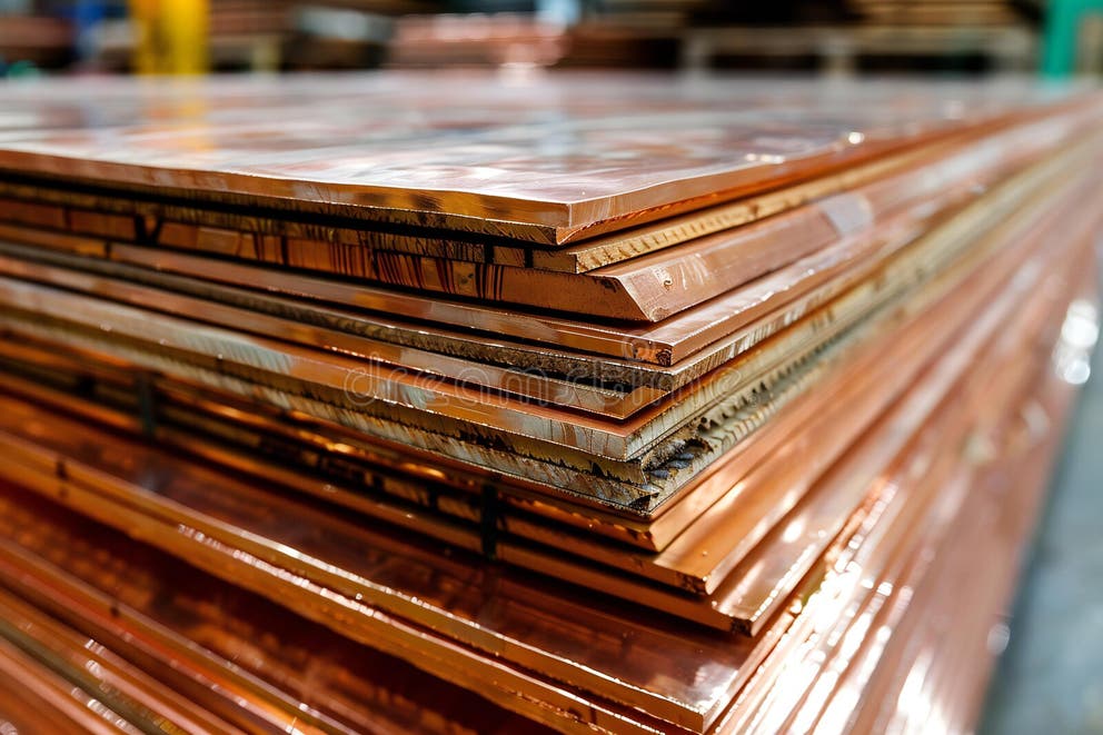 A Stack of Copper Sheets, Product Photography with Studio Lighting ...