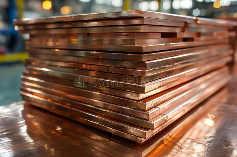 A Stack of Copper Sheets, Product Photography with Studio Lighting ...