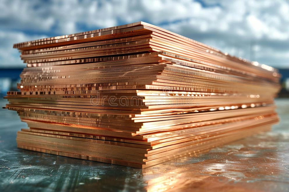 A Stack of Copper Sheets, Representing the High Quality and Comfort ...