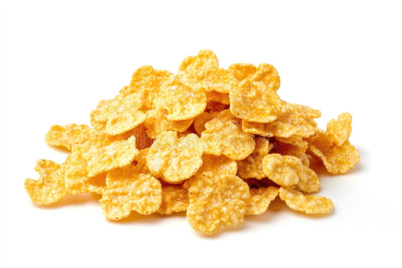 Stack Corn Flakes Cereal Boxes White Background Stock Photos - Free ...