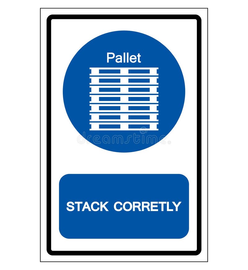 Stack Corretly Symbol Sign, Vector Illustration, Isolate on White ...
