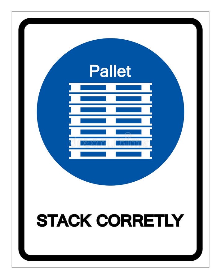 Stack Corretly Symbol Sign, Vector Illustration, Isolate on White ...