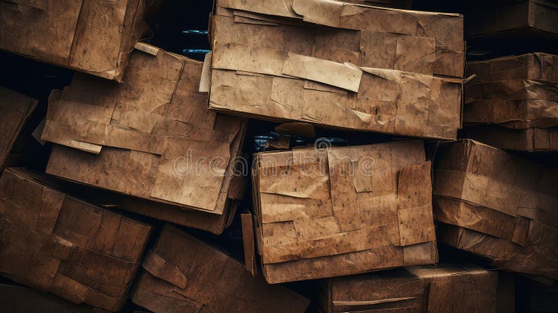 Stack Corrugated Cardboard Texture Stock Photo - Image of corrugated ...