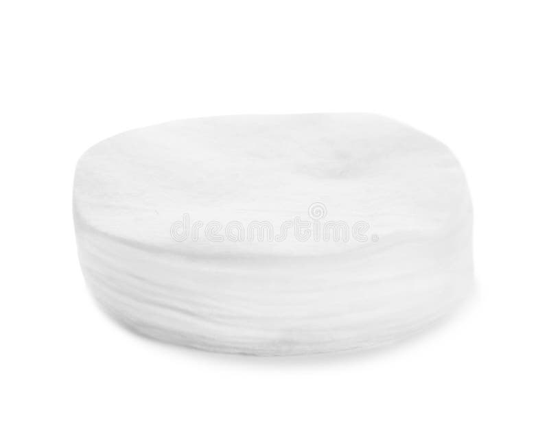 Stack of Cotton Pads Isolated Stock Image - Image of fresh, medicine ...