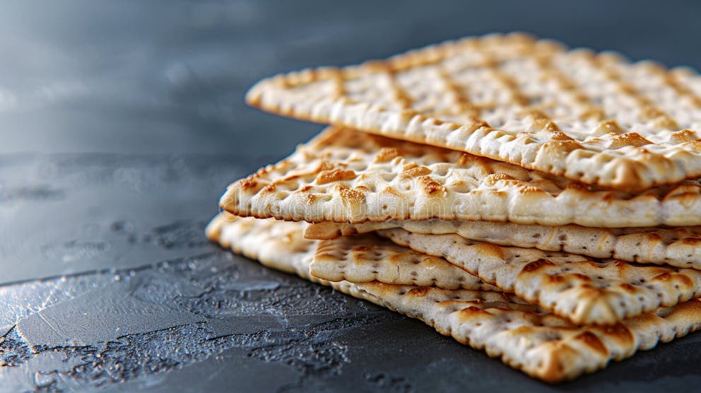 A Stack of Crackers on a Counter. Generative AI Stock Illustration ...