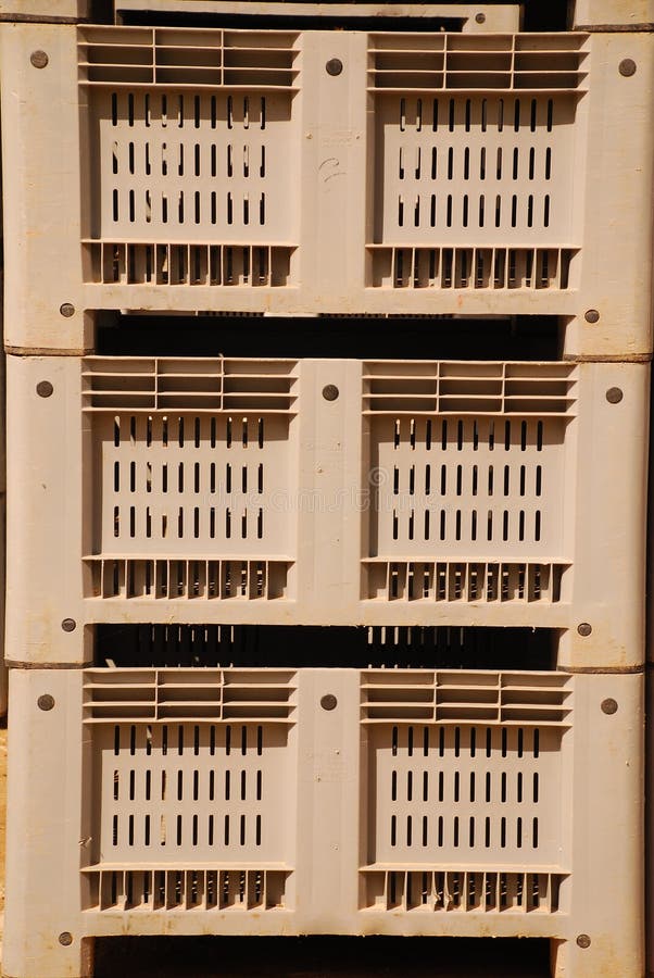 Stack of Crates 1 stock image. Image of pile, beige, stacked - 4781861