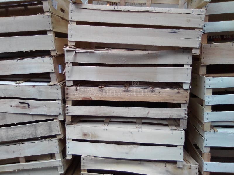 A stack of crates stock photo. Image of fruit, pile - 273605826