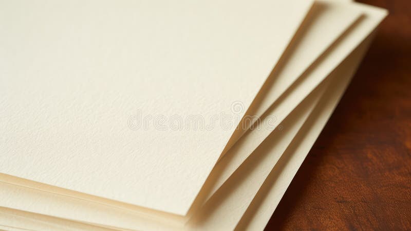 Stack cream texture paper stock illustration. Illustration of craft ...