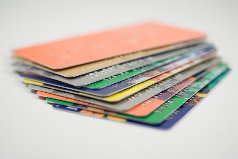 Stack of credit cards stock photo. Image of money, bank - 7077032