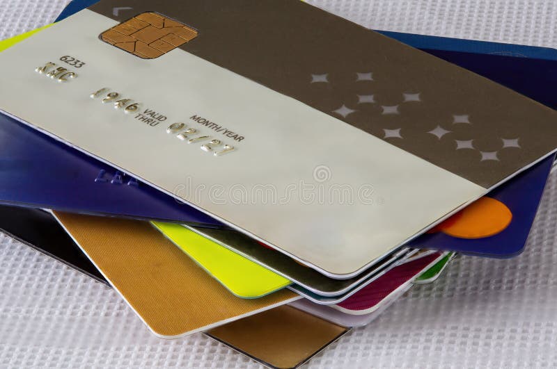 Stack of credit cards stock photo. Image of debt, expiry - 314678200