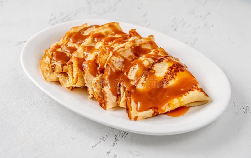 Stack of crepes stock photo. Image of lunch, cuisine - 210149248