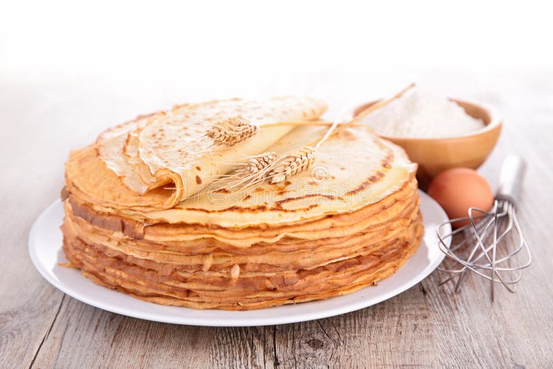 Stack of crepes stock photo. Image of ingredient, recipe - 44640472