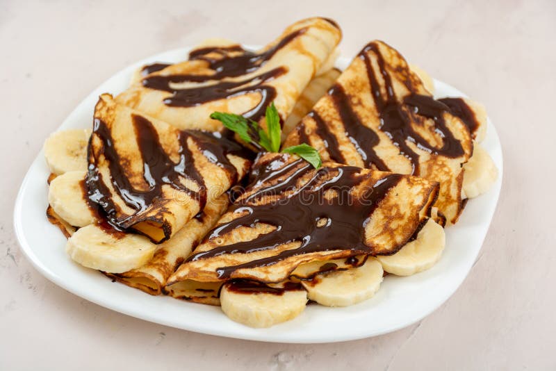 Stack of crepes stock image. Image of dish, desert, meal - 117432511