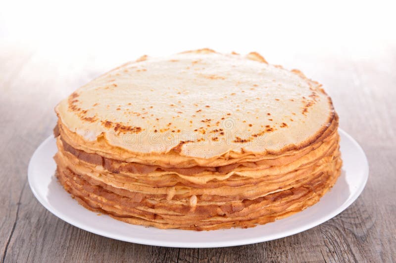 Stack of crepes stock photo. Image of ingredient, candlemas - 44640472