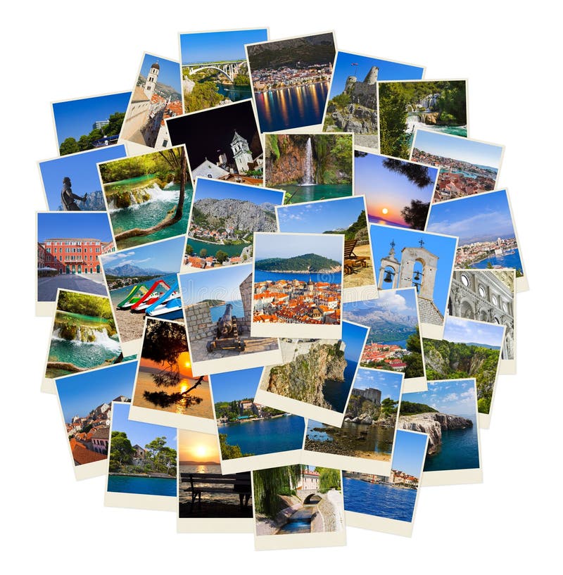 Stack of Croatia Travel Photos Stock Image - Image of paper ...