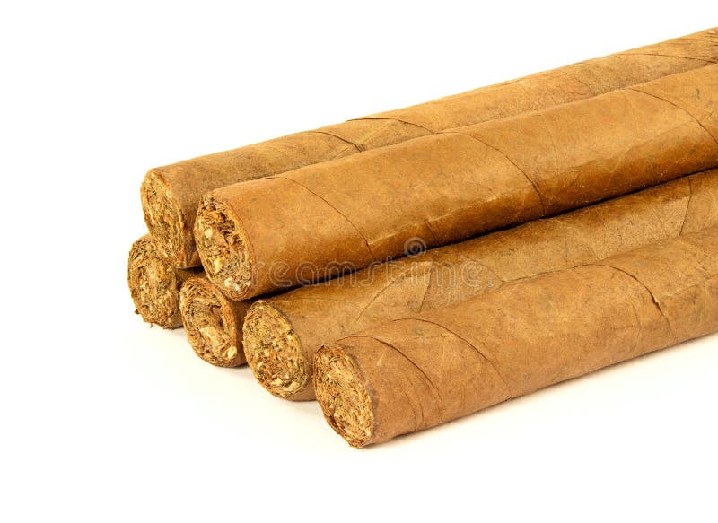 Stack of cuban cigars stock image. Image of smoke, dark - 18354327
