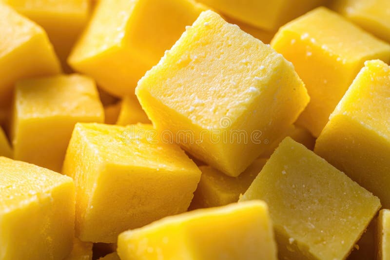 A Stack of Cubes of Cheese Piled High, Perfect for Snacking or ...