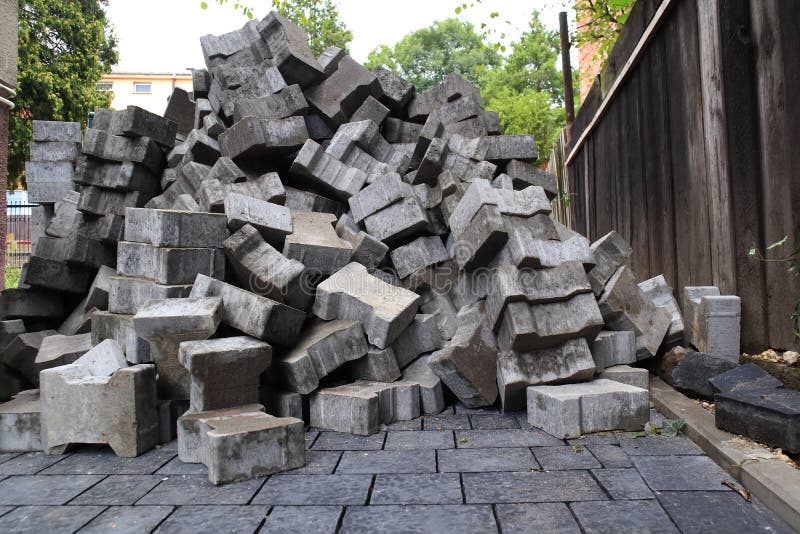 A stack of cubes. stock photo. Image of wood, hammer - 258018878