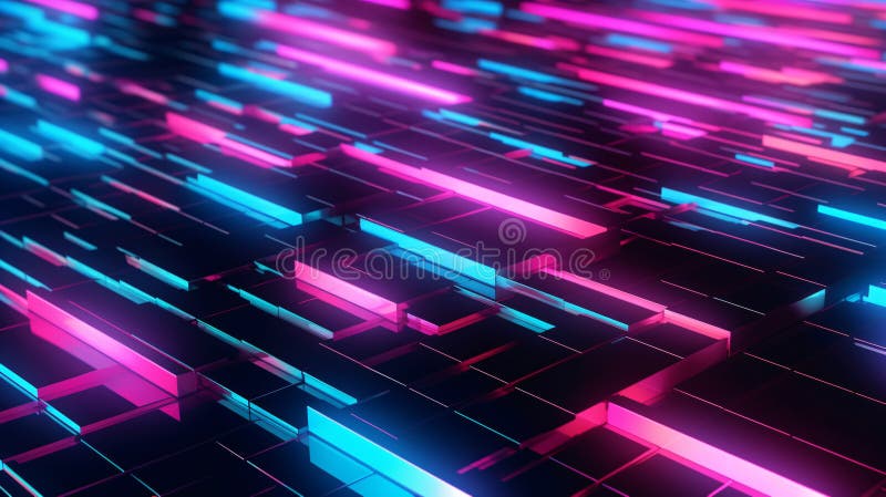 Stack of Cubes and Rectangles Geometric Surface Floor, Technology ...