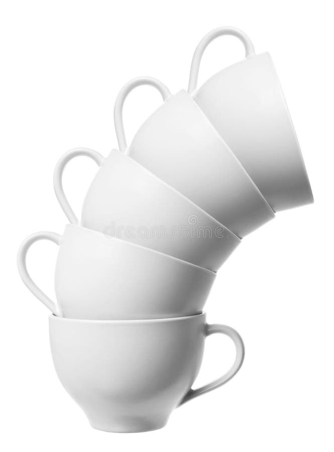Stack of Tea Cups stock photo. Image of stack, clear - 19045094