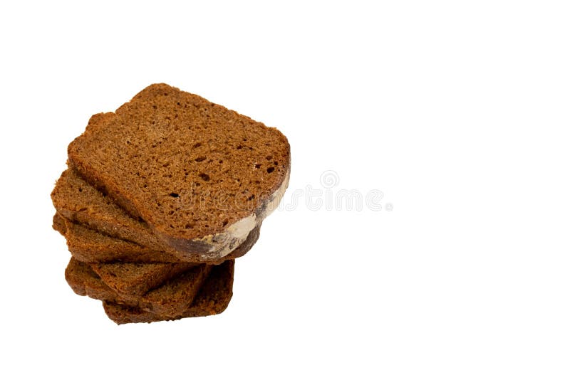 A Stack of Cut Rye Bread Close-up Stock Photo - Image of toast, fresh ...