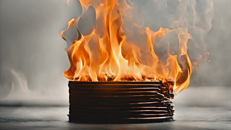 Burning Data Discs - a Visual Representation of Lost Information Stock ...
