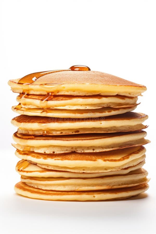 Stack Delicious Pancakes Ready Served Perfect Food Breakfast Concepts ...