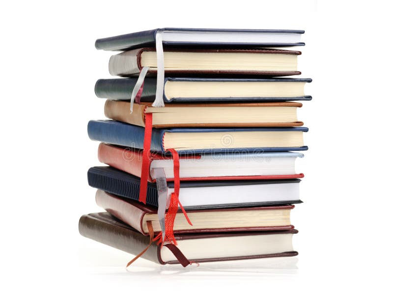Stack of diaries or books stock image. Image of column - 337523819