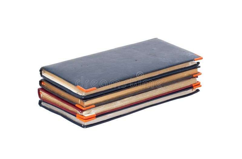 Stack of diaries stock image. Image of media, college - 62130559
