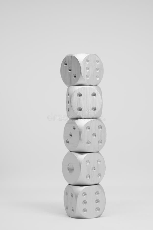 Stack of dice stock image. Image of leisure, gaming, gamble - 76069347