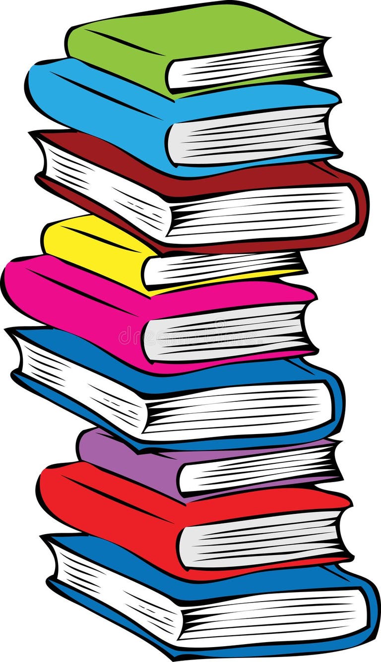 Cartoon Stack Books Stock Illustrations – 11,811 Cartoon Stack Books ...