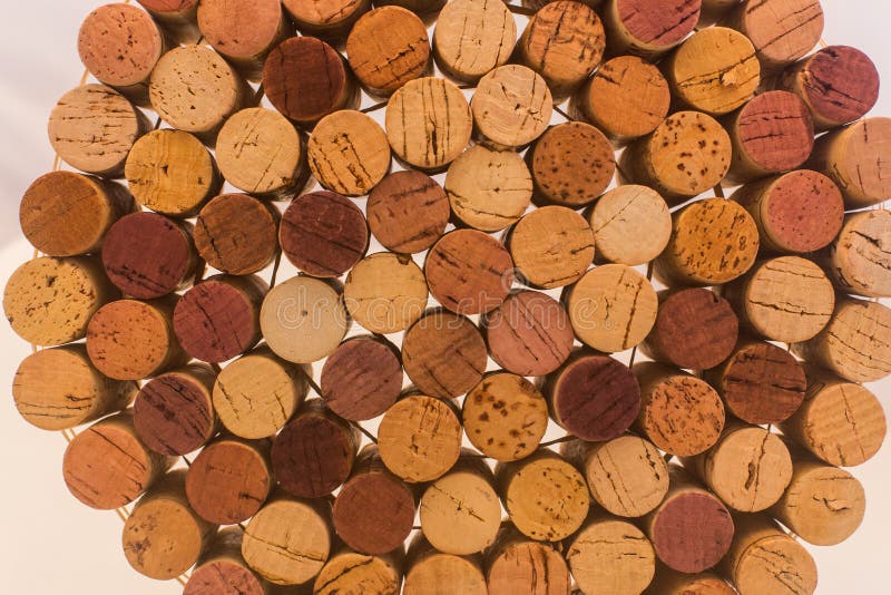 Stack of Different Colored Used Corks Stock Photo - Image of stack ...