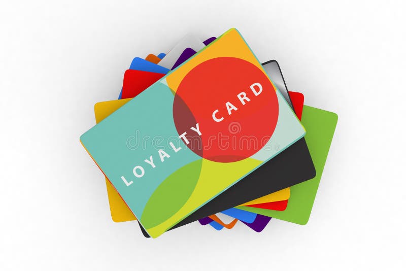 Rewards Credit Card Customer Loyalty Program Points Stock Illustration ...