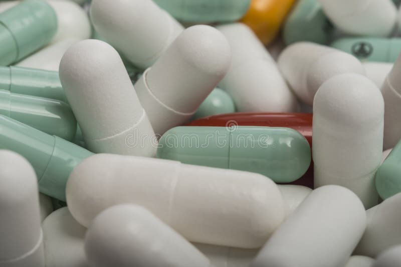 Stack Of Different Sized Carton Boxes On Pallet Stock Image - Image of ...