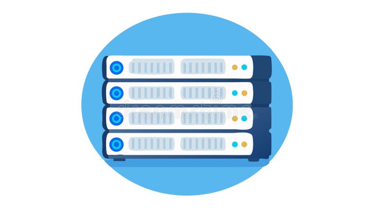 Stack of Discs Icon for Data Storage and Media, Vector Design ...